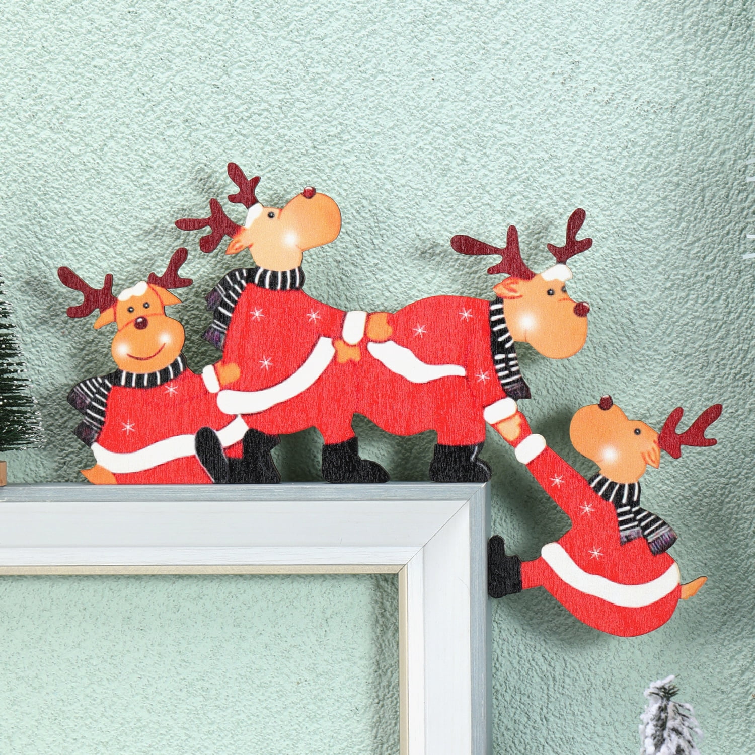 Christmas Door Decorations Reindeer