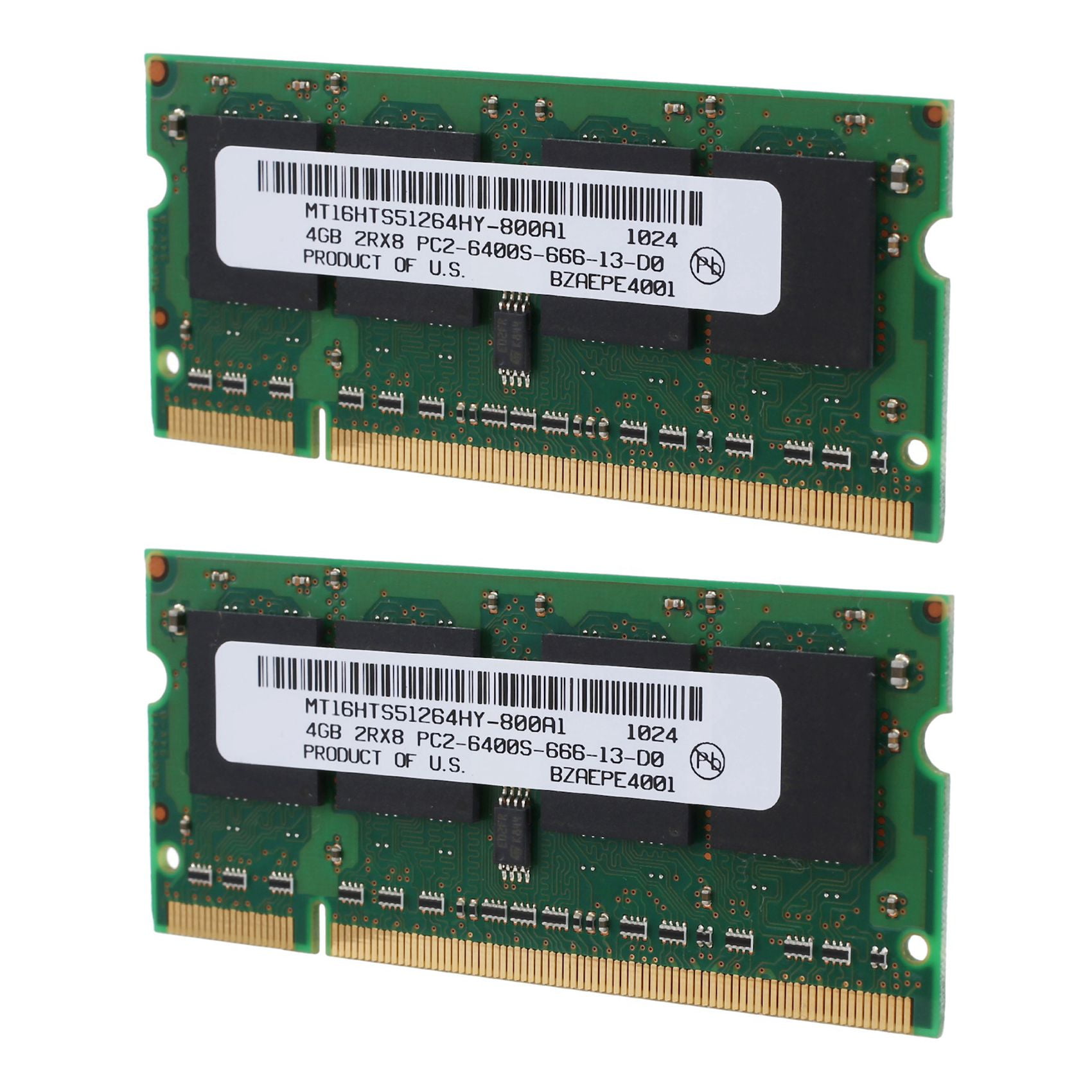 Click here for Unbranded 2pcs Ddr2 4gb Laptop Ram 800mhz Pc2 6400... prices