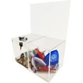 Donation Collection Box With AD display Area Treat or Prize Tip ...