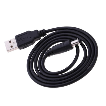 Simyoung 3.3FT USB to DC 5.5x2.1mm Barrel Jack Center Pin Positive ...