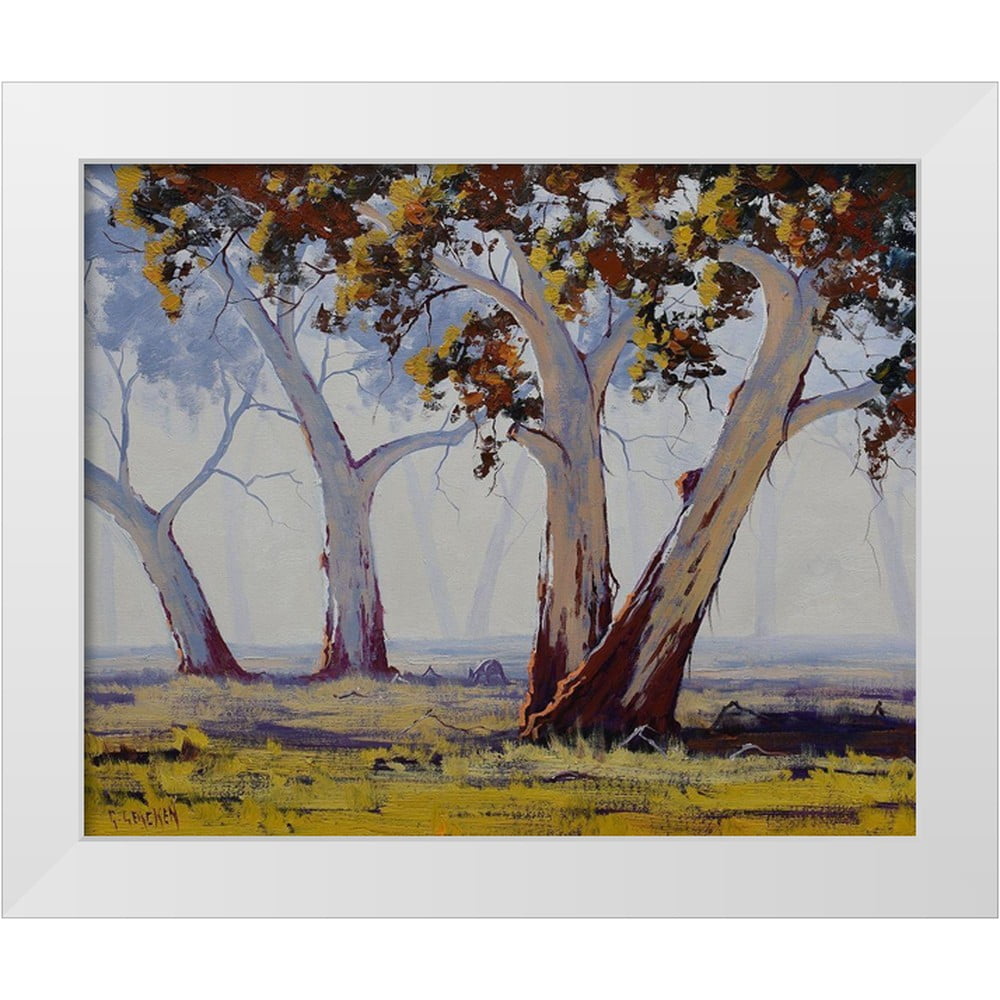 Gercken, Graham 14x12 White Modern Wood Framed Museum Art Print Titled ...