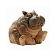 Design Toscano Hanna the Hippo African Decor Piped Pond Spitter Statue ...