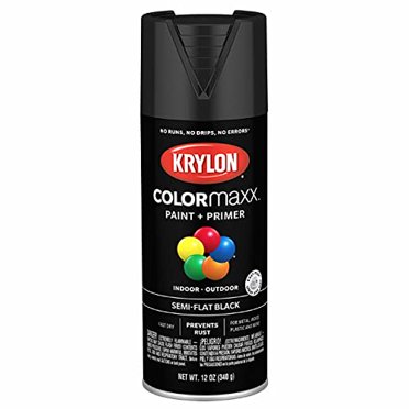 ColorPlace Gloss Spray Paint, Black - Walmart.com