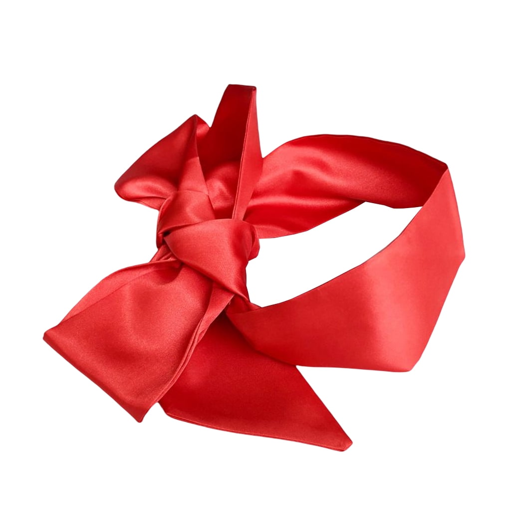 Worallymy Satin Eye Cover Sleeping Couple Game Cosplay Tie Band ...