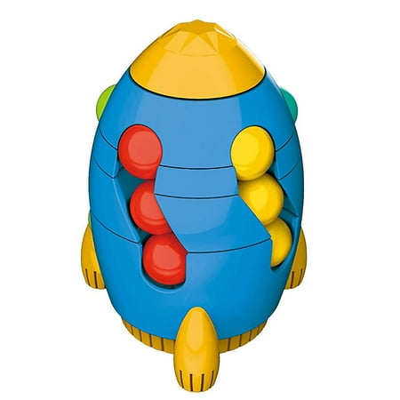 Magic Bean Rotating Toy Rocket Shaped Bead Finger Rotating Toy Puzzle ...