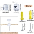 Aluminum Cable Management Clips for TV PC Ethernet Cable Under Desk ...