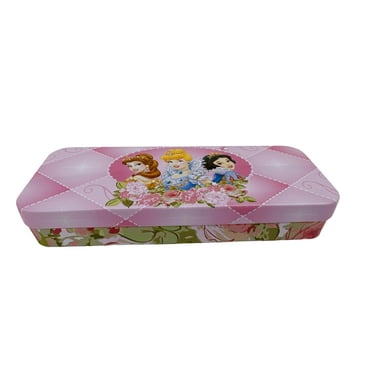7pk Disney Princess Colored Pencils and Pencil Box Set - Walmart.com