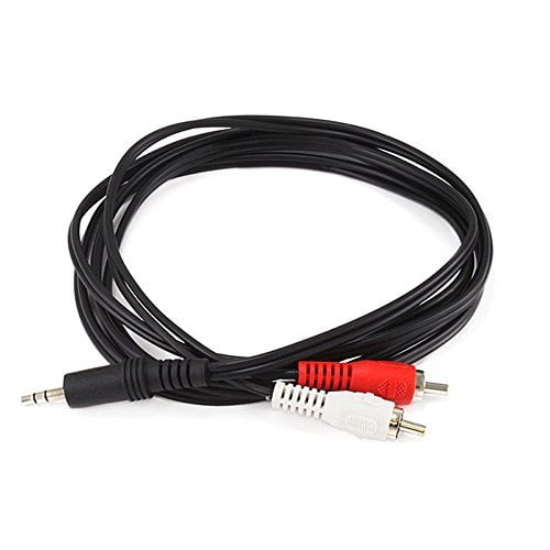 Cache 3.5mm mini to rca stereo Audio Cable 6ft. 1.8m - Male to 2x RCA ...