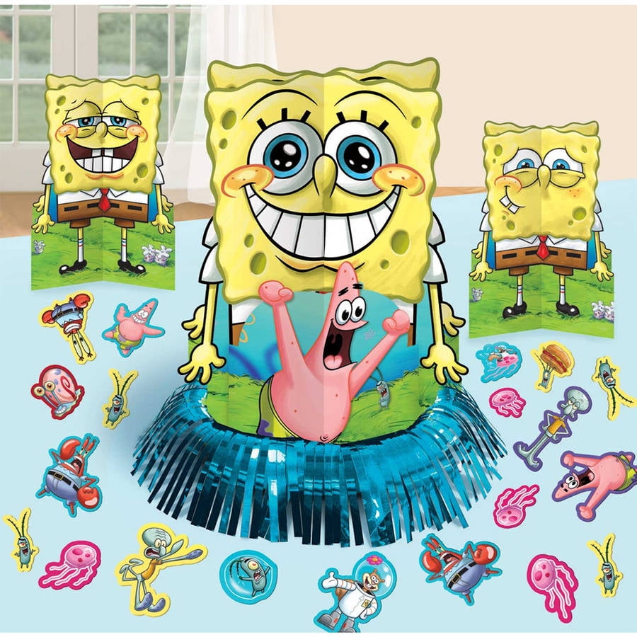SpongeBob Table Decorating Kit - Walmart.com - Walmart.com