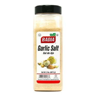 Badia Gluten Free Garlic Salt, 4.5 oz Bottle for Pastas, Rice, Poultry ...