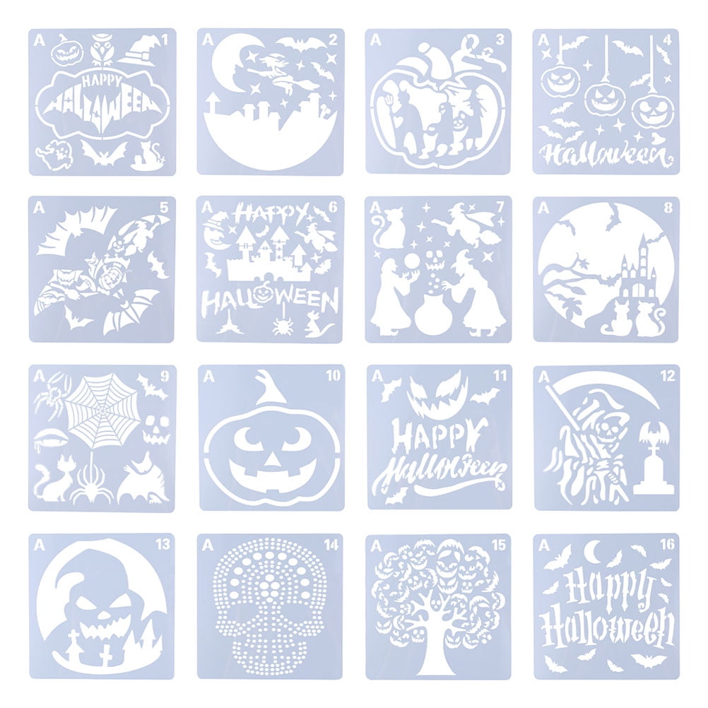 Click here for Etereauty 32 Sheets Halloween Stencils Halloween T... prices