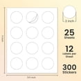 2'' Diameters Round Printable 300 Labels Sticker Labels for Laser ...