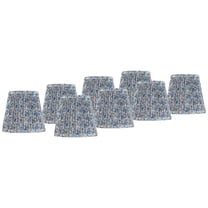 Springcrest 4" Top x 6" Bottom x 5 1/2" High x 5 1/2" Slant Print Lamp ...