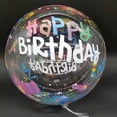 10-Pack Colorful Transparent Birthday Balloons - 20-Inch Party ...