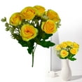 GEATGLJU Hot Sale Artificial Rose Bouquet Single Rose Flower Bunch ...