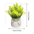 Artificial Bonsai Potted Plants for Courtyard Living Room Dining Table ...