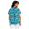 Binienty Adorable Puppy Theme Scrub Tops Breathable Comfortable ...