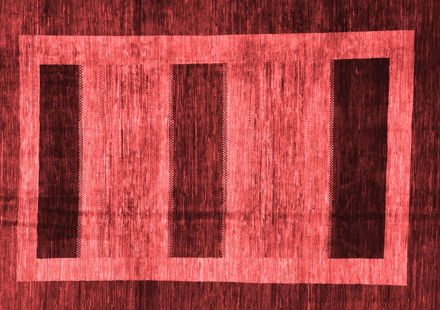 Ahgly Company Machine Washable Indoor Rectangle Abstract Red Modern ...