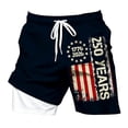 Bainana Toddler 4th Of July Swimsuit Boy USA Flag Print Elastic Waist ...