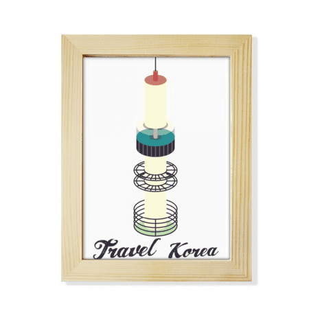 Visiting Seoul Tower in South Korea Desktop Adorn Photo Frame Display ...
