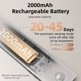 EZVALO 56 LED Rechargeable Under Cabinet Lights, 2000mAh LED Motion ...