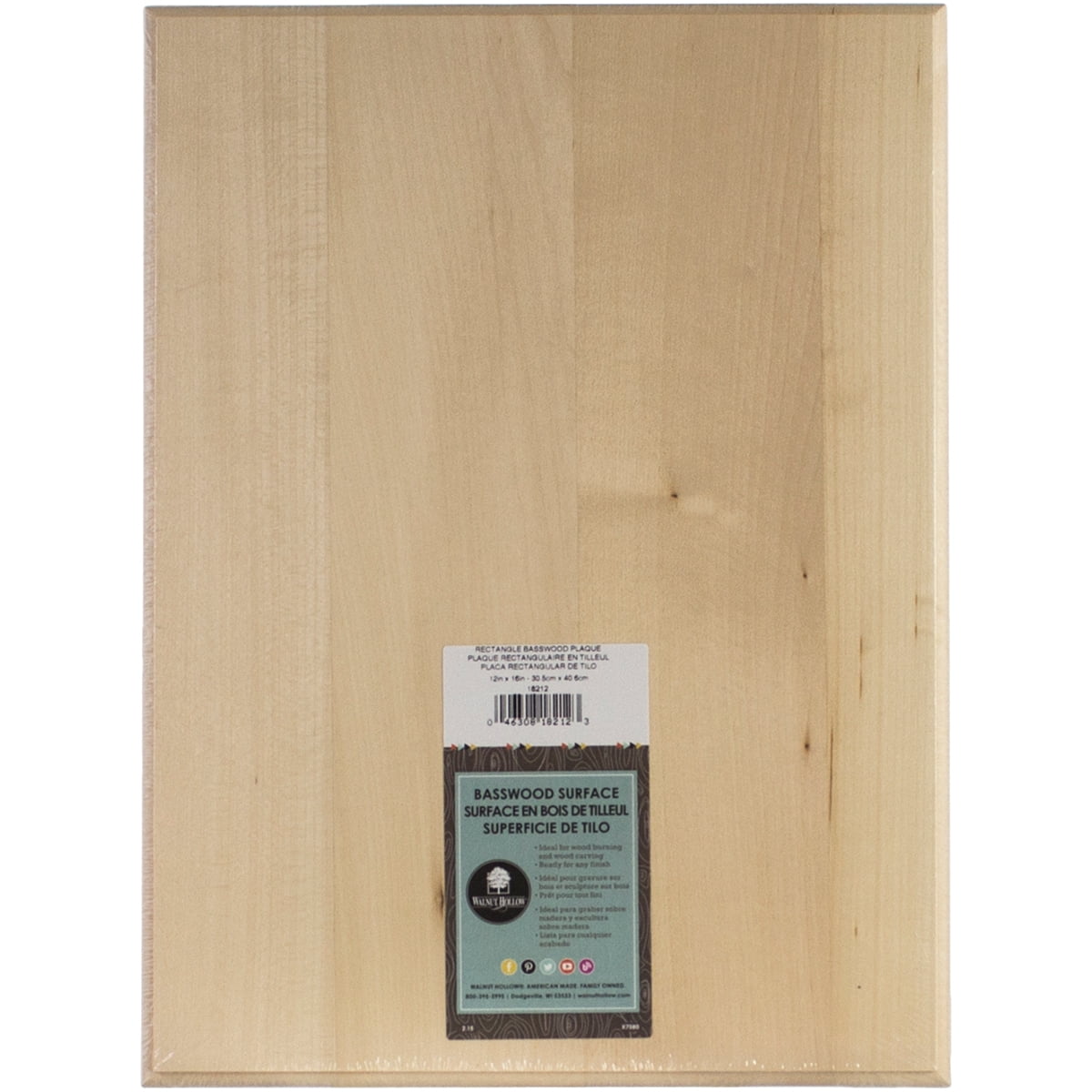 Walnut hollow Rectangle Plaque 12 x 16 - Walmart.com - Walmart.com