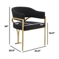 Best Quality Furniture Set of 2 Dining Side Chairs in Cream Boucle ...