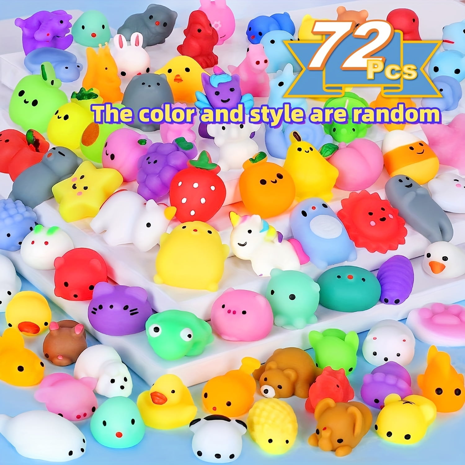 Click here for Grm 72 Pcs Cute Squishies  Mochi Squishy Toys For... prices