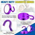 Grtard Strong Magnetic Hooks, Heavy Duty Magnet Hooks, 110 Lbs+ Magnets ...