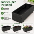 Sciengarden Wooden Planter Box 47.24" X 15.75" X 12.6“ Rectangular Fir ...