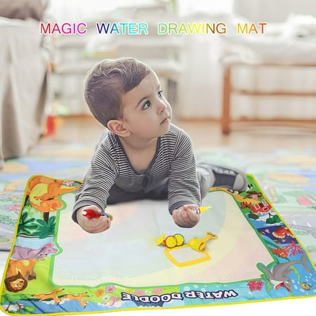 Magic Water Drawing Mat Coloring Water Painting Doodle Carpet for Kids ...
