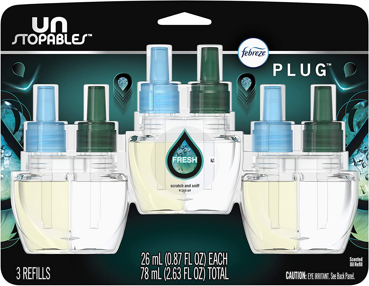 Febreze Plug in Air Fresheners, Unstopables Fresh, Odor Eliminator ...