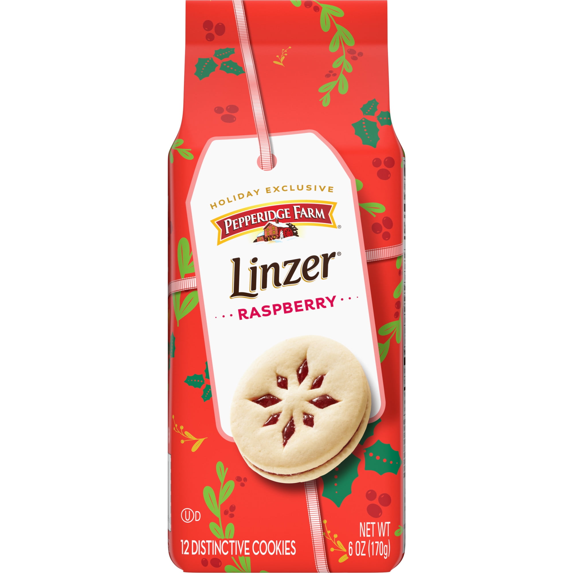 Pepperidge Farm Linzer Raspberry Cookies, 6-oz. Bag - Walmart.com
