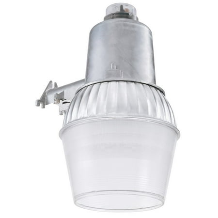 Lithonia Lighting Clear Aluminum Area Light Dusk to Dawn High-Pressure ...