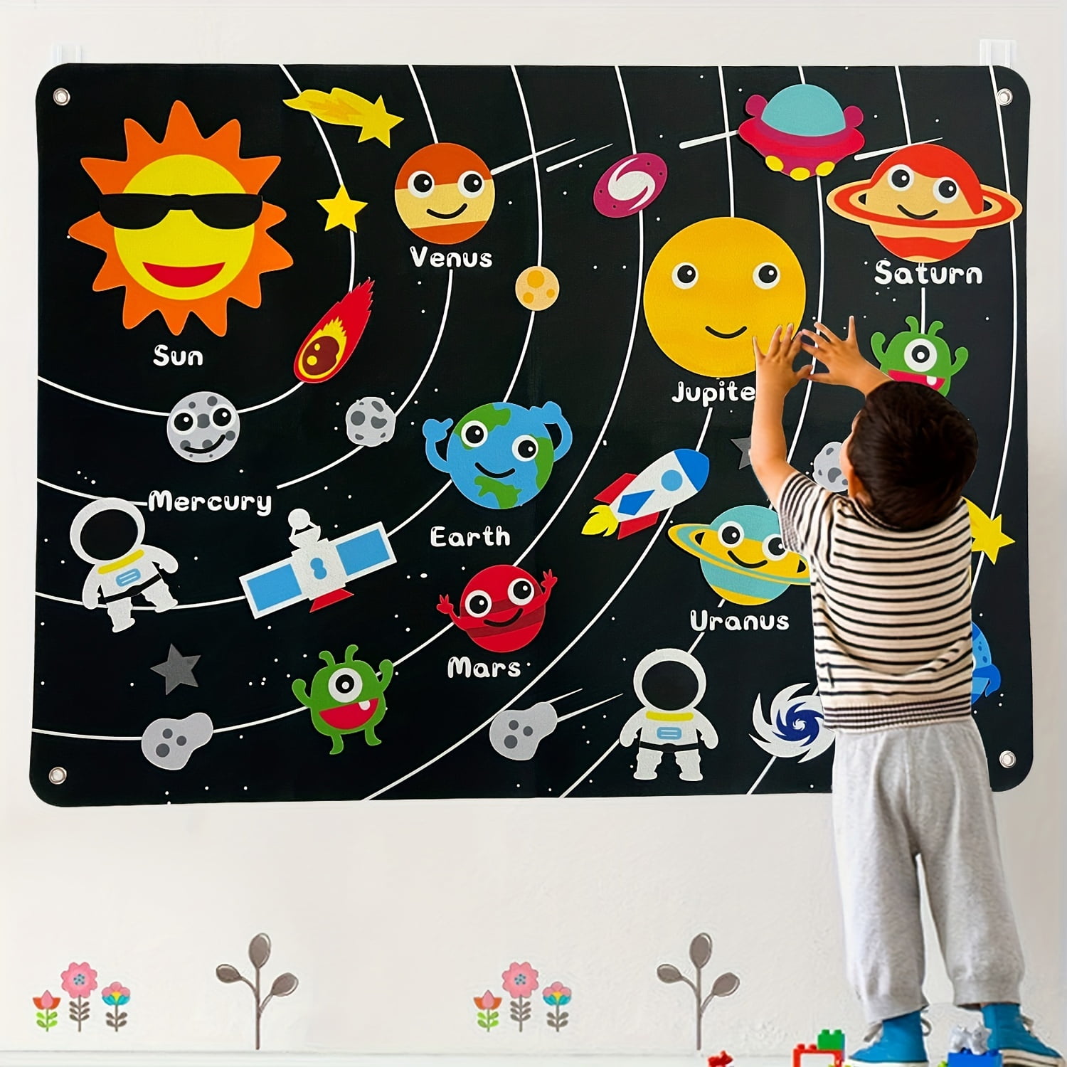 Click here for Grm 1 Set Outer Space Felt Story Board Set 3.5 Ft... prices