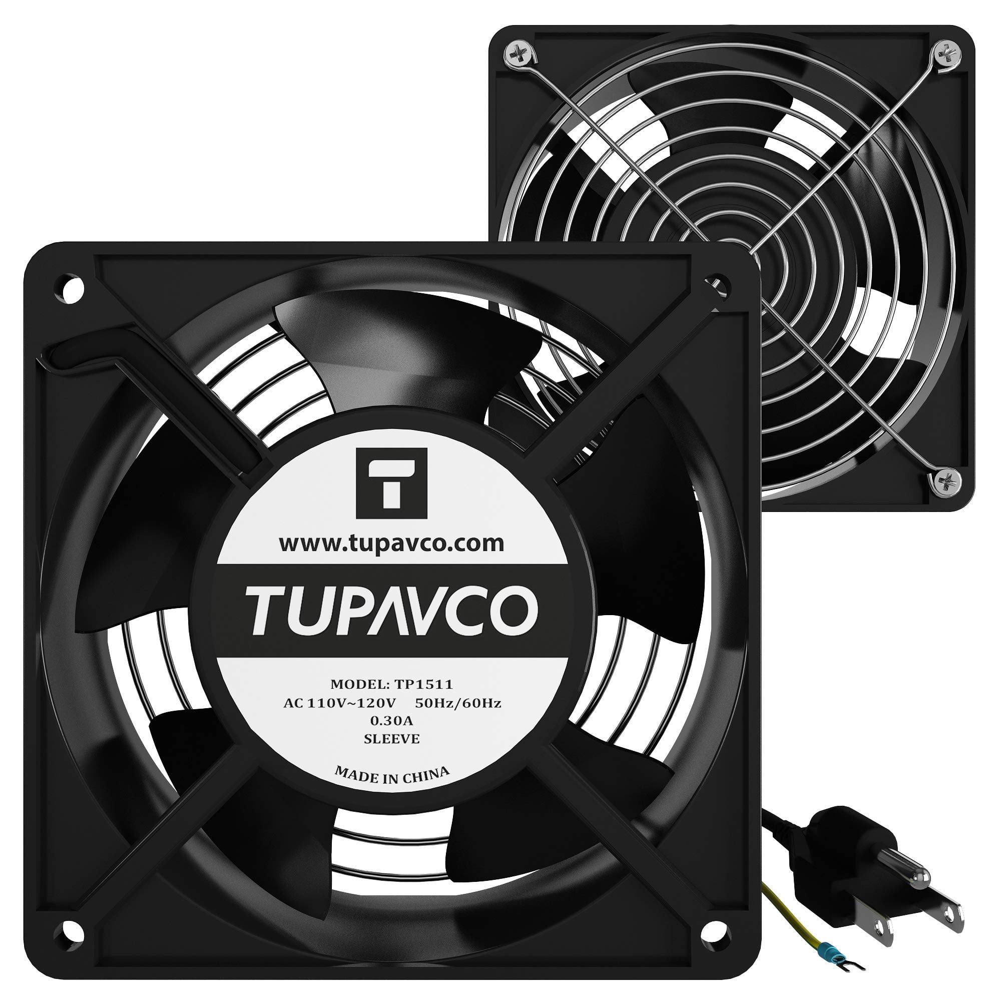 Network Cabinet Fan (Dual 2pc Kit for Server Rack Cooling) Pair of Roof ...