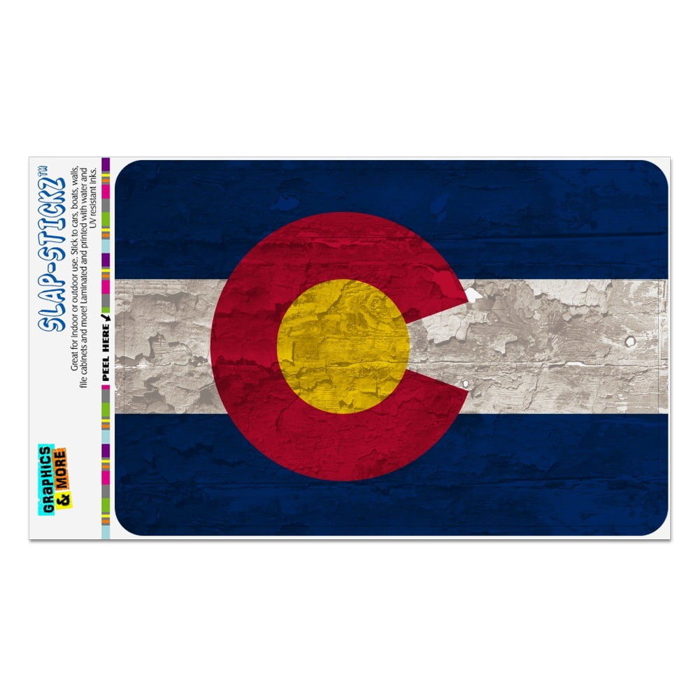 Rustic Distressed Colorado State Flag Home Business Office Sign ...