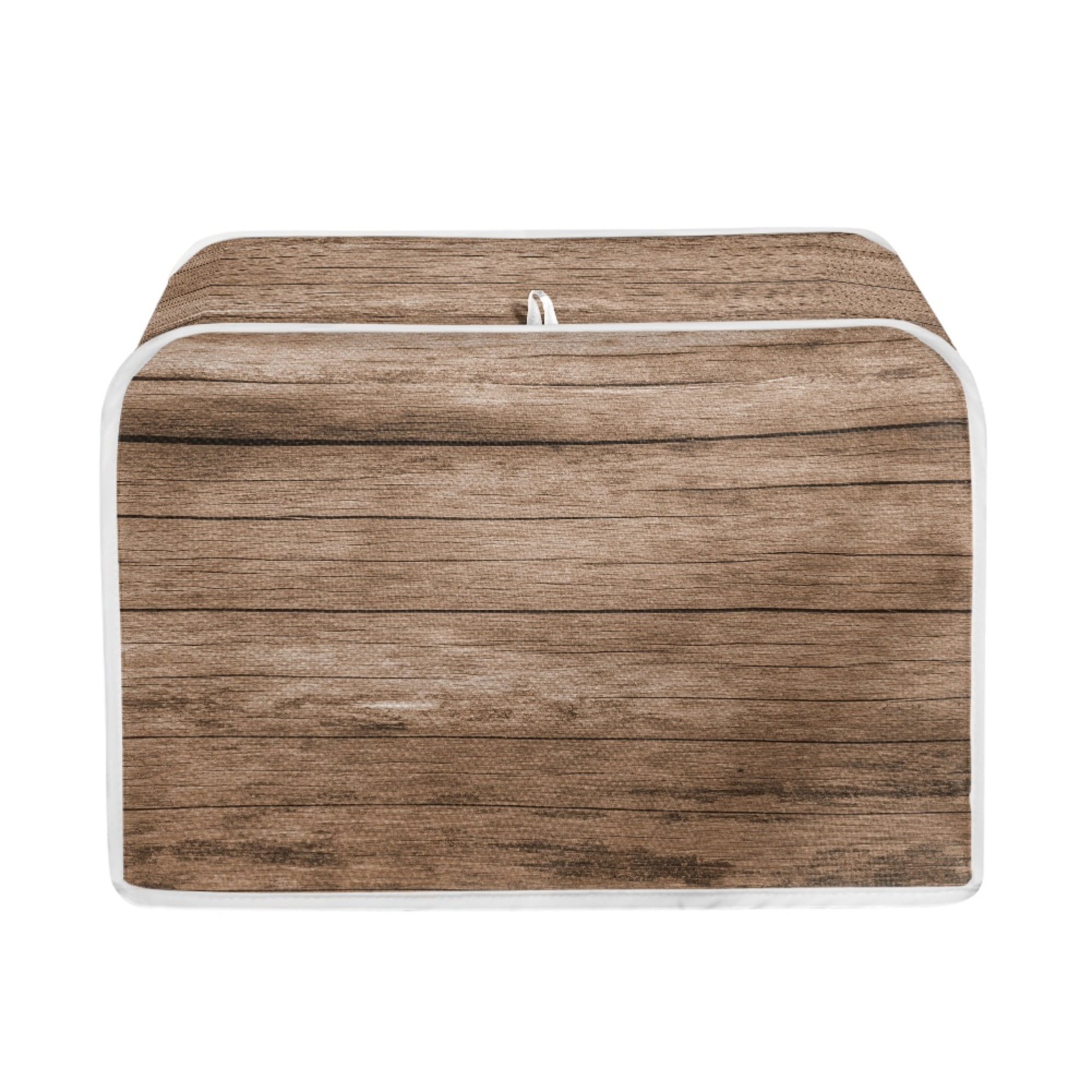 NETILGEN Brown Wood Texture Design Pattern Toaster Covers Durable Bread ...