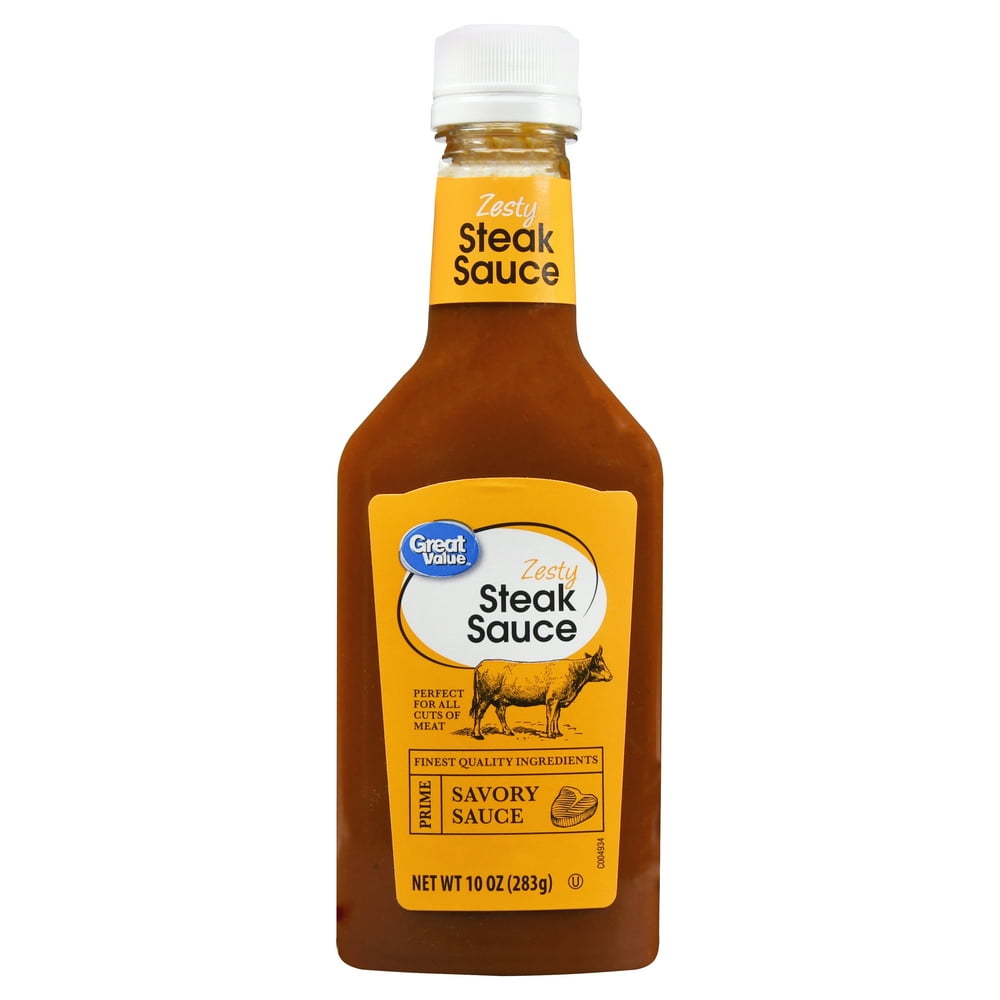 Great Value Zesty Steak Sauce, 10 oz - Walmart.com - Walmart.com