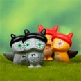 pdqouc 4 PCS Owl Figurines Cute Ocean Animal Owl Figure Model ...