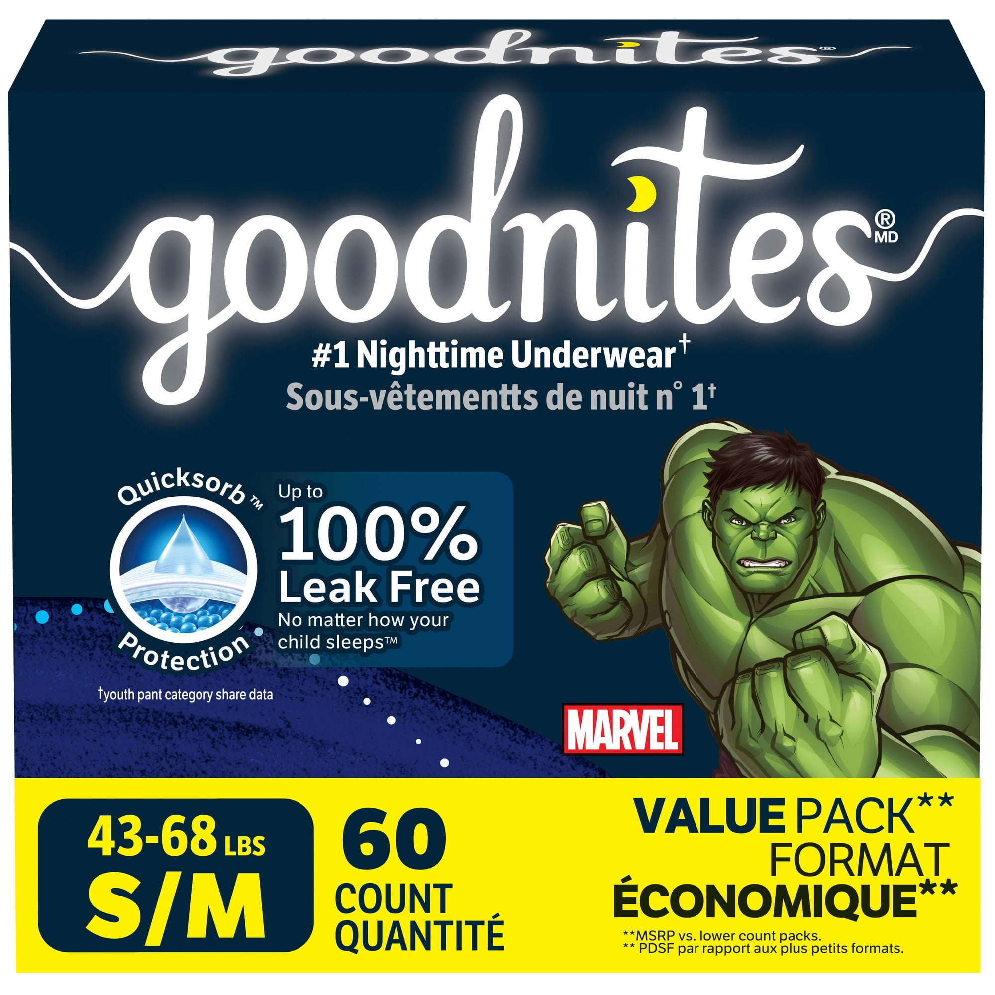 Click here for Goodnites Boys Nighttime Bedwetting Underwear  Siz... prices