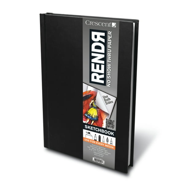Crescent RENDR Hard-Cover Sketch Book, 8.5in x 11in 48/Sheets - Walmart.com