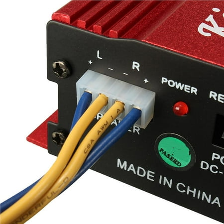 Mini Hi-Fi 12V 500W 2 Channel Mini Amplifier 2 Stereo Audio Amplifier ...