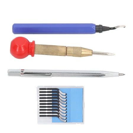 Deburring Tool Kit Handle Deburring Tool With Hole Puncher Scribing Pen ...