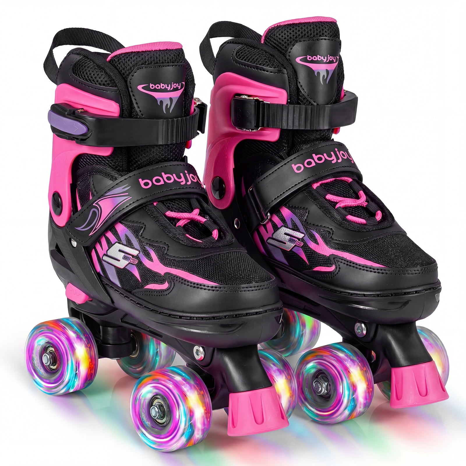 Click here for Gymax Kids Roller Skates 4 Sizes Adjustable Quad S... prices