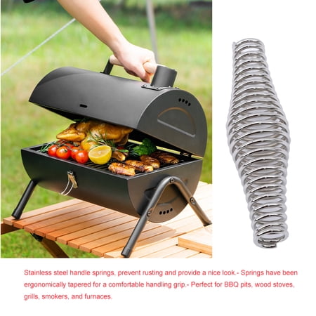 ziyahi Stainless Steel BBQ Pits Handle Spring Detachable Replacement ...