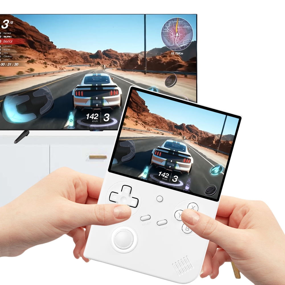 Consola Juegos Portátil Retro RG 40XXV 64 Bit Linux (64G 256G) Blanco ...