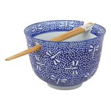 Ming Style Tombo Dragonfly Ramen Noodles 5"D Soup Rice Bowl With ...