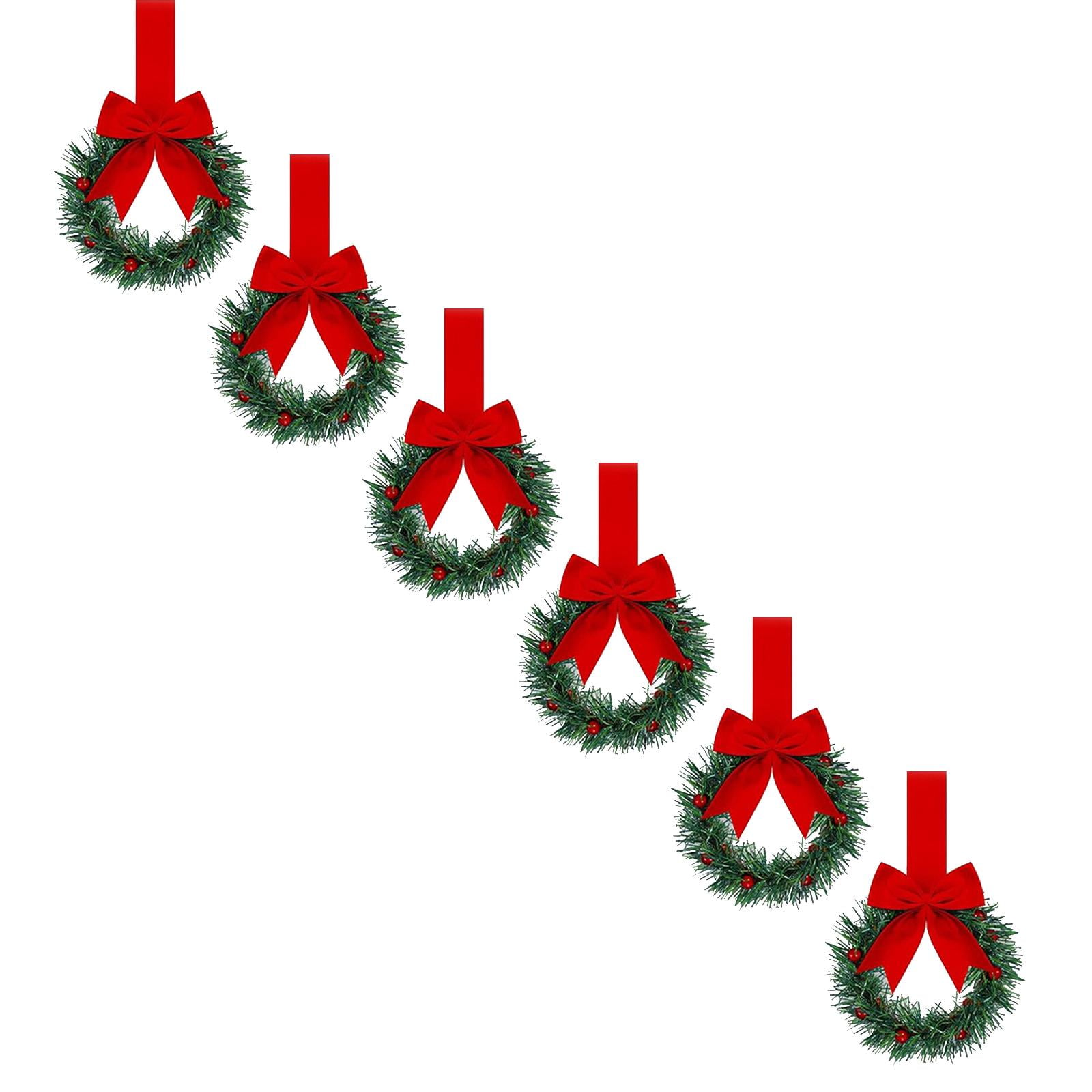 Click here for Posdfud 5.2 Mini Christmas Wreaths For Cabinets 10... prices