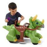 Rideamals Dinosaur Ride-On Toy by Kid Trax, powered rechargeable ...